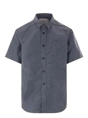 Sacai Short-sleeved Twill Shirt - Grey
