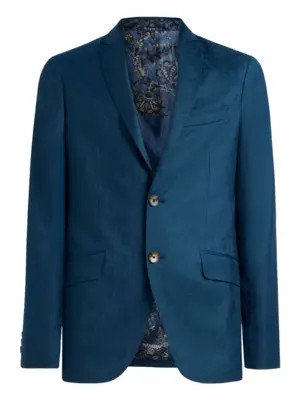 Etro Paisley-print Blazer - Blue