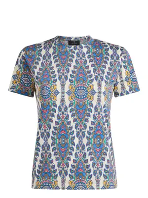 Etro Paisley-print T-shirt - White