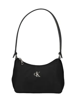 Calvin Klein Logo-plaque Shoulder Bag - Black