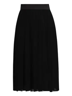 Dolce & Gabbana Pleated Mid-length Skirt - Black