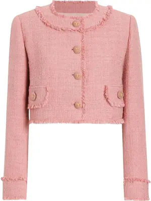 Dolce & Gabbana Tweed Jacket - Pink