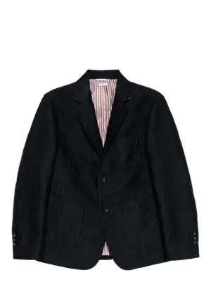 Thom Browne Unconstructed Sack Jacket - 415 Navy