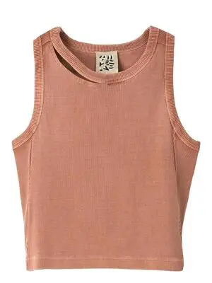 Camper Organic Cotton Tank Top - Red