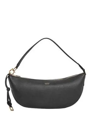 FERRAGAMO Smile Leather Shoulder Bag - Nero
