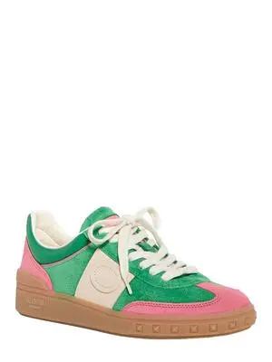 Valentino Garavani Upvillage Crosta Low Top Sneakers Green/pink