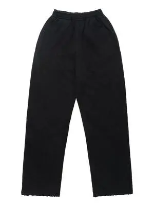 MAINLESS Distressed Track Trousers - Black