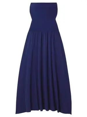 ERES Oda' Strapless Stretch-jersey Maxi Dress - Blue