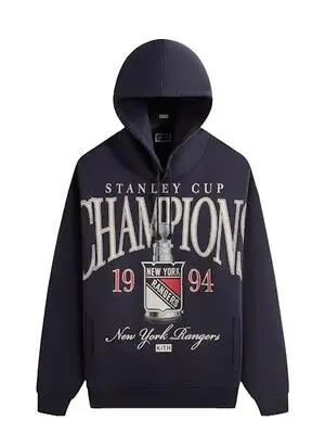 Kith X New York Rangers Champions Nelson Hoodie - Ink