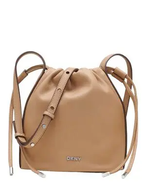 Dkny Channing Small Drawstring Bag - Cappucino