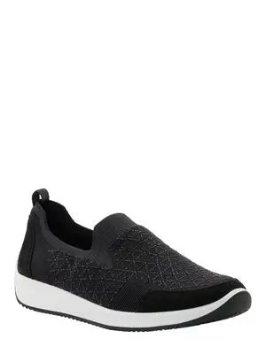 ARA Lisbon Lace-up Sneaker - Black Geo