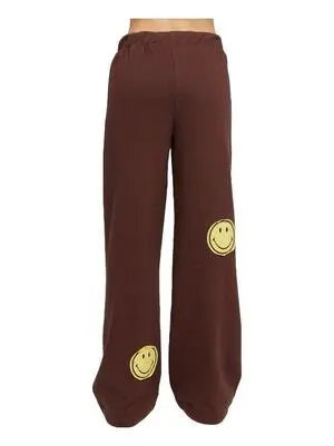 SAMII RYAN Smiley Straight Leg Pants - Brown