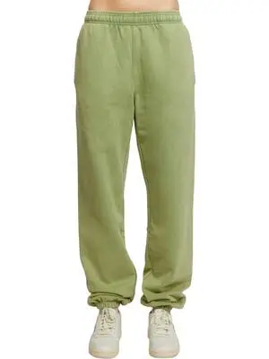 SAMII RYAN Relaxed Fit Sweatpants With Daisy Embroidery - Olive