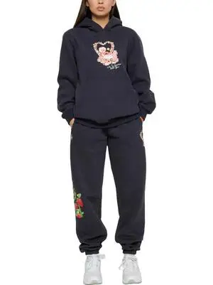 SAMII RYAN Life Is Sweet Relaxed Fit Hoodie - Black