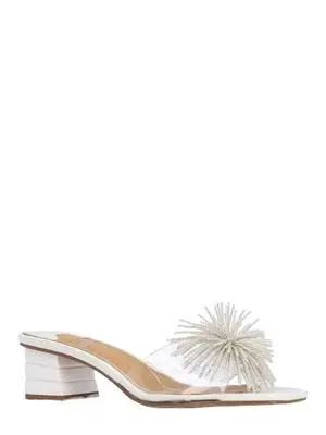 J. Reneé Ozara Slide Sandal - Clear/ White