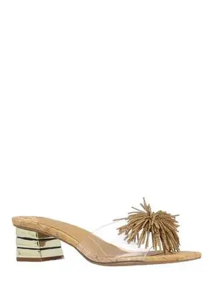 J. Reneé Ozara Slide Sandal - Clear/natural/gold