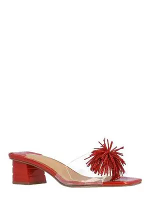 J. Reneé Ozara Slide Sandal - Clear/red