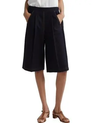 MM BY MAX MARA Mm Texas Jersey Shorts - Navy