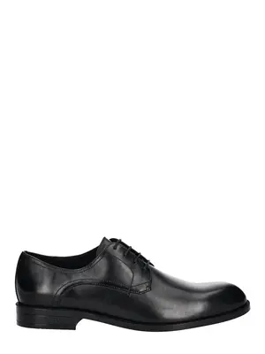 Hugo Boss Leather Derby Shoes - Black