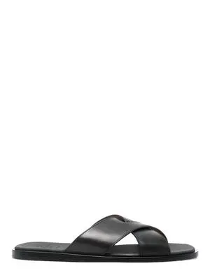 Church's Leather Slides - Black