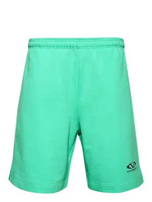Vetements Oval Logo Track Shorts - Green