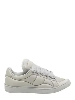 LANVIN Leather Curb Xl Sneakers - Grey