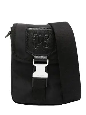 Palm Angels Monogram Crossbody Bag - Black