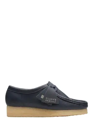 Clarks Clarks Originals Wallabee Leather Boots Navy