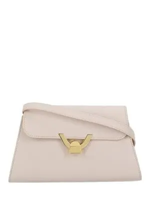 COCCINELLE Coccinelle Leather Crossbody Bag Beige