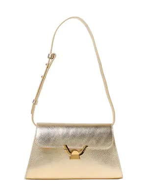 COCCINELLE Coccinelle Leather Crossbody Bag Gold