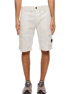C.P. COMPANY Shorts White