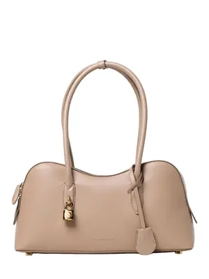 Stella McCartney Leather Shoulder Bag Camel