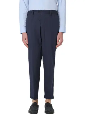 PT TORINO Pt Torino Cotton Blend Chino Trousers Navy