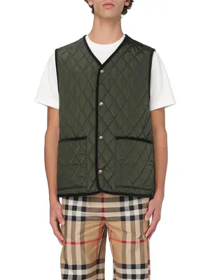 Burberry Quilted Vest - Olive