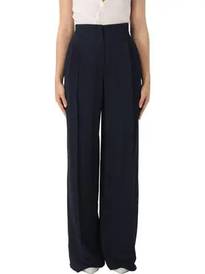 Emporio Armani Wide Leg Trousers Navy