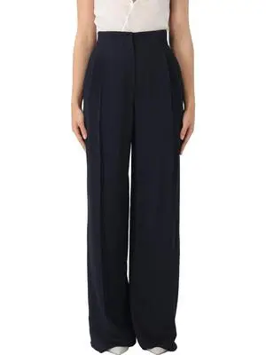 Emporio Armani Emporio Armani Wide Leg Trousers Navy