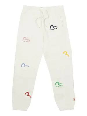 PALACE X Evisu Multi Pocket Jogger - White