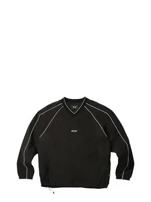 PALACE Piped Shell Pullover - Black