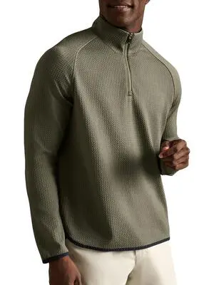 RHONE Founders Golf Quarter Zip - Smokey Olive