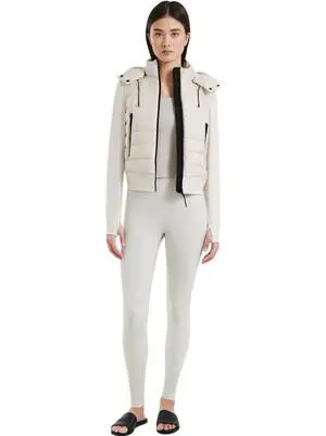 Rudsak Cropped Down Bomber Jacket - White