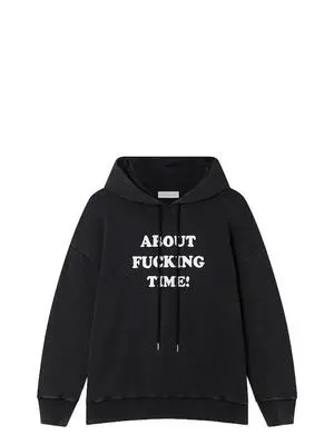 Stella McCartney About Fucking Time Hoodie - Gray