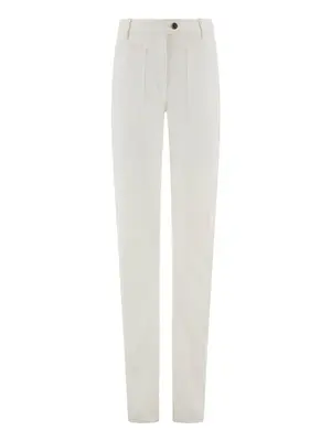 SALVATORE FERRAGAMO FERRAGAMO Five-Pocket Cotton Trousers