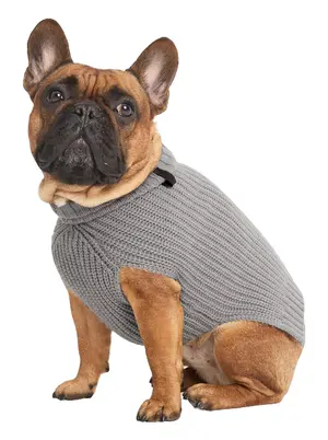 VINCE Wool And Cashmere Shaker-Stitch Dog Sweater