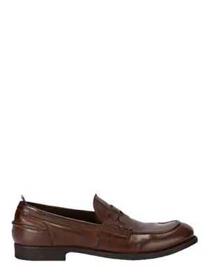 Officine Creative Chronicle Leather Loafers - Mid Brown