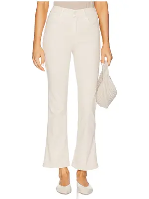 MOTHER The Mid Rise Smokin' Double Flood Jeans - Tapioca