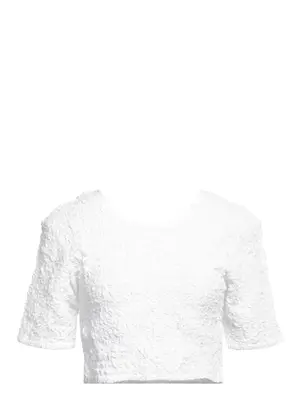 GANNI Organic Cotton Top - White