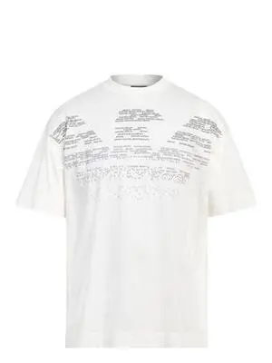 Emporio Armani T-shirt Ivory Size Cotton - White