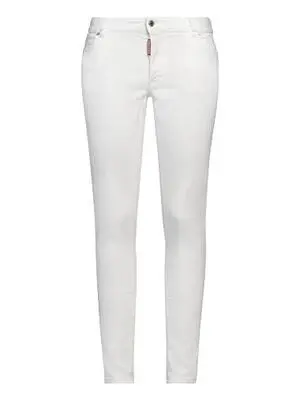 Dsquared2 Jeans In Stretch Denim - White