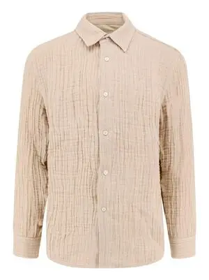 TONYWACK Double Weave Linen Shirt - Beige