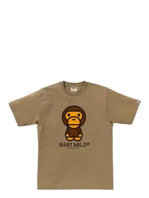 A BATHING APE Baby Milo Tee Shirt - Beige